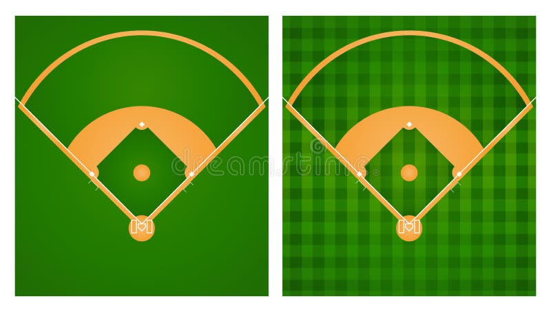 Vector Baseball Regular Field Stock Vector - Illustration of sport, play: 12603547