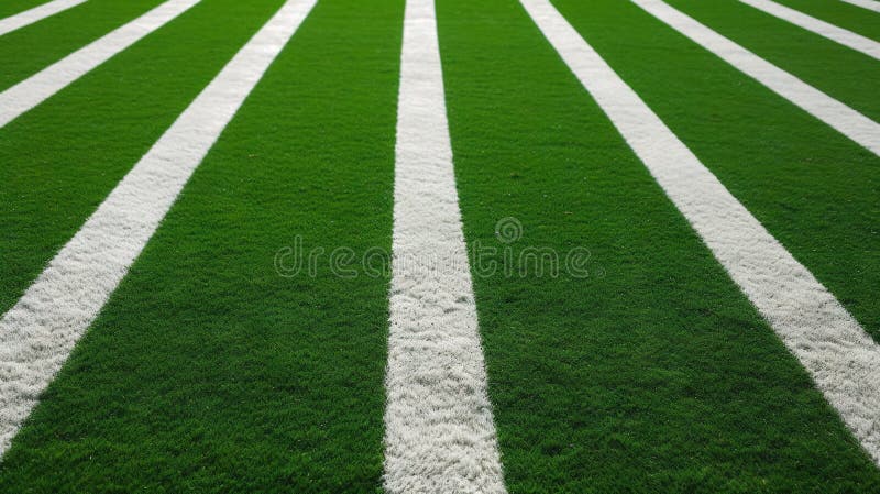 A Baseball Field with White Lines on it and Grass in the Middle Stock ...