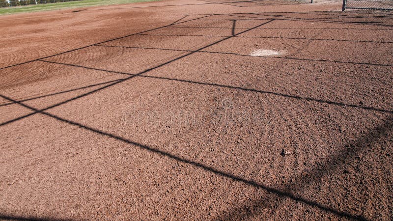 Baseball Fields with Shadows Stock Image - Image of sport, color: 243849435