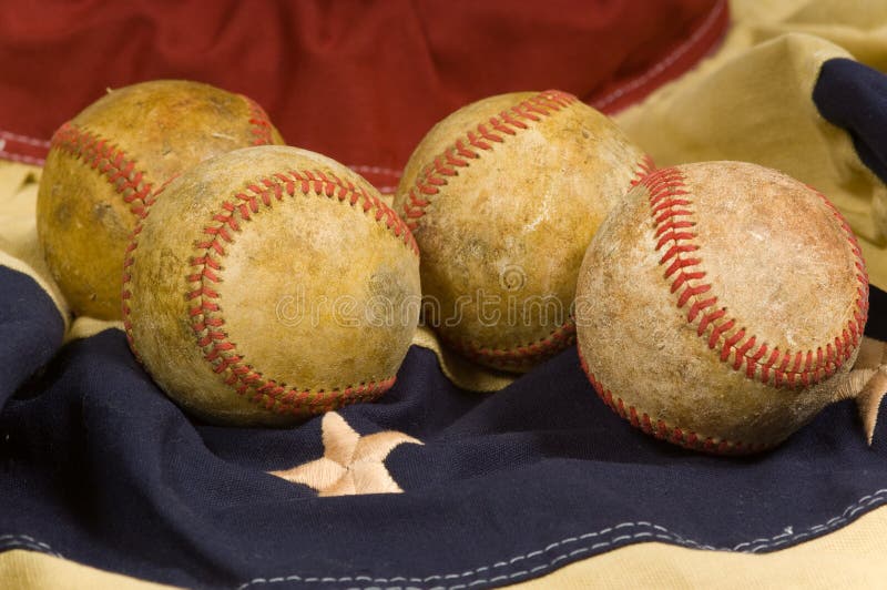 Baseball on flag bunting stock photo. Image of sport, flag - 2968546