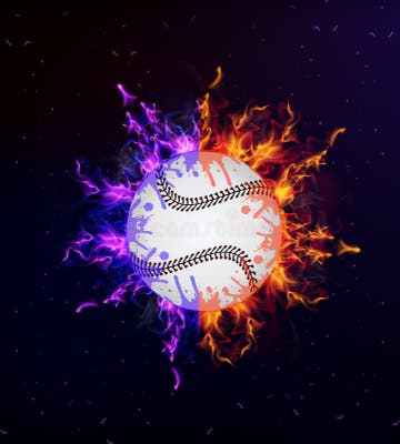 Baseball Fire Water Stock Illustrations – 110 Baseball Fire Water Stock ...