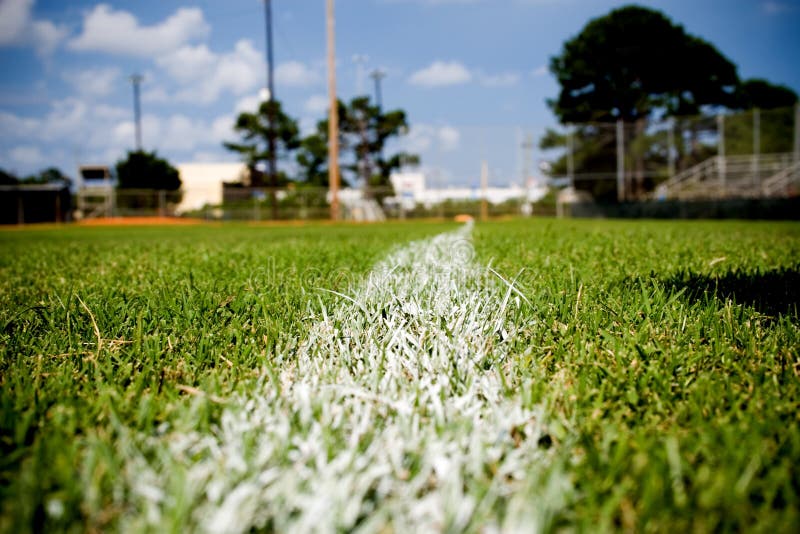 Baseball Foul Line stock photo. Image of grass, ball, sports - 5376506