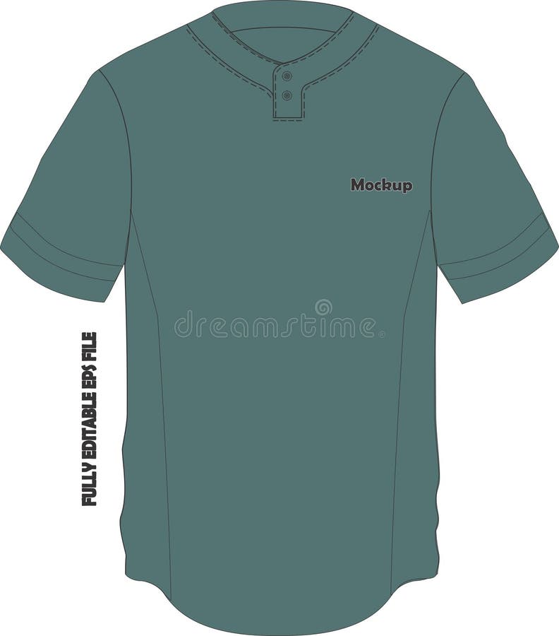 Baseball Full Button Two Button V Neck Jersey Mock Ups Templates Stock ...
