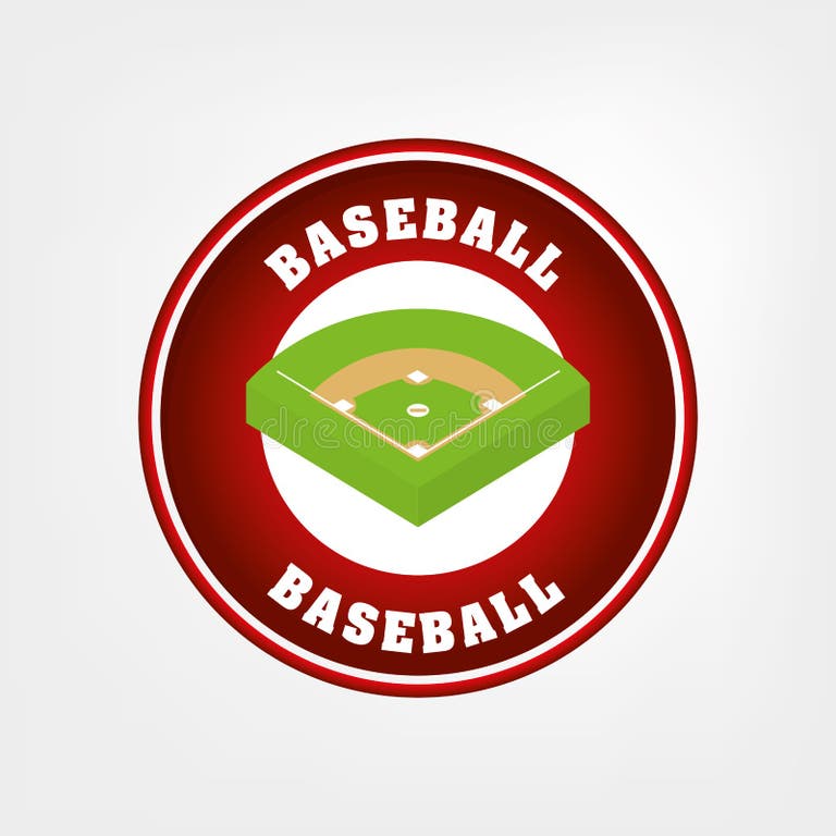 Baseball game field stock vector. Illustration of play - 80237673