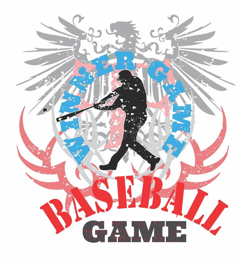 Baseball Game R Sports Print Vector Art Stock Vector - Illustration of ...