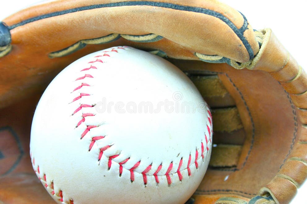 Baseball Glove and Ball stock photo. Image of softball - 1696156