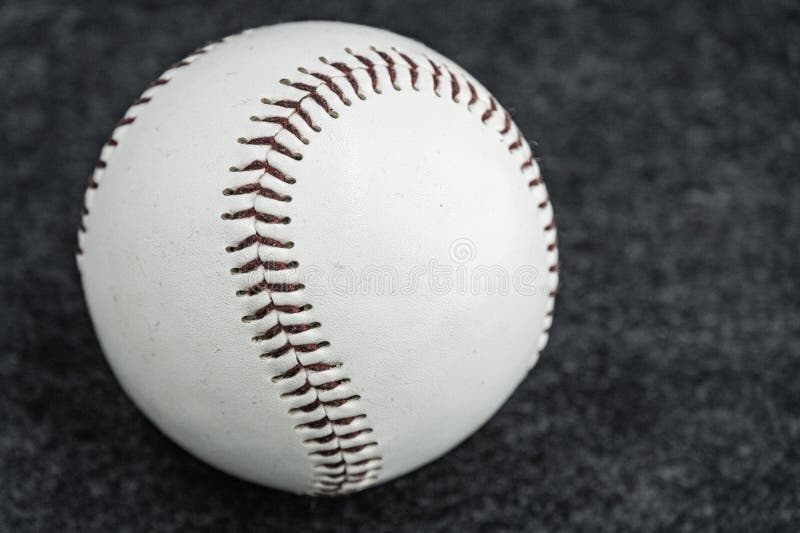 Baseball on a Gray Background. Baseball Game Stock Image - Image of ...