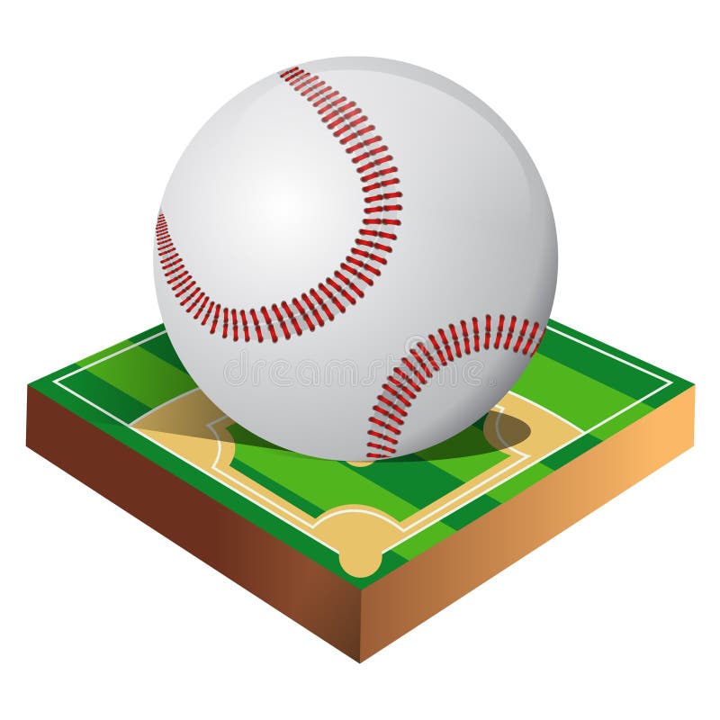 Baseball ground stock vector. Illustration of pastime - 15681921