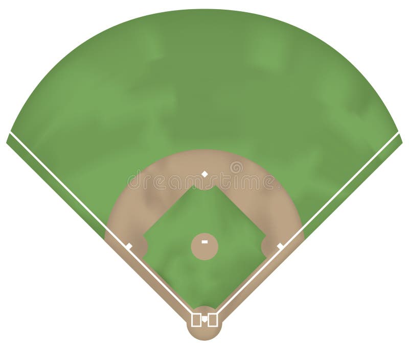 Cartoon Baseball Field Clip Art