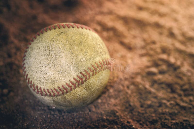 Baseball on ground stock photo. Image of ball, baseball - 50277786