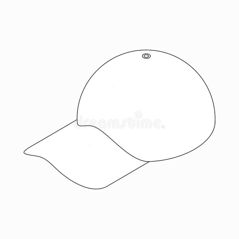Baseball Hat Icon, Isometric 3d Style Stock Vector - Illustration of ...