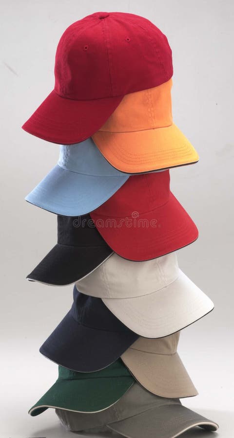 Baseball hats stock image. Image of head, worn, long - 16283189