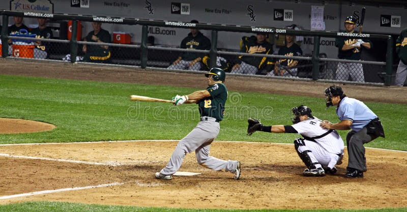 Baseball - Hitting the Ball Editorial Stock Photo - Image of major ...
