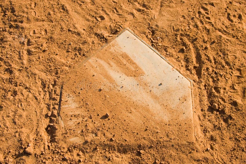Baseball Home Base stock image. Image of game, dirt, base - 1246529