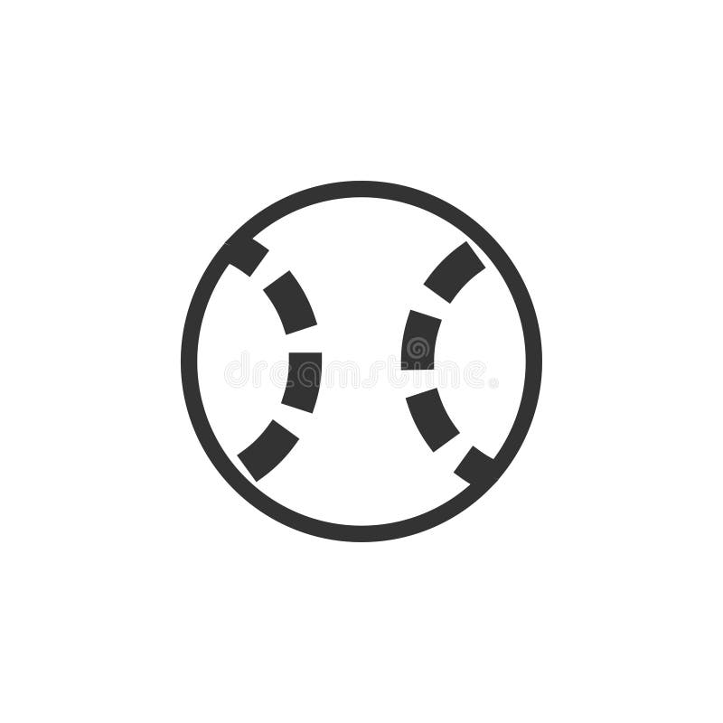 Baseball Icon Design Template Vector Isolated Stock Vector ...