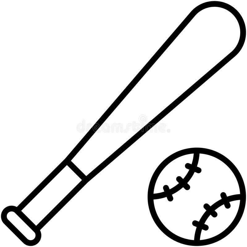 Baseball Icon, High School Related Vector Illustration Stock Vector ...