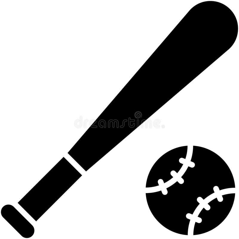Baseball Icon, High School Related Vector Illustration Stock Vector ...