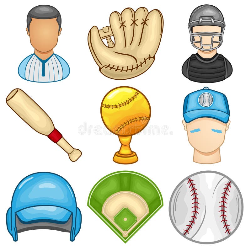 Baseball Icon - Sport stock illustration. Illustration of sport - 37172654