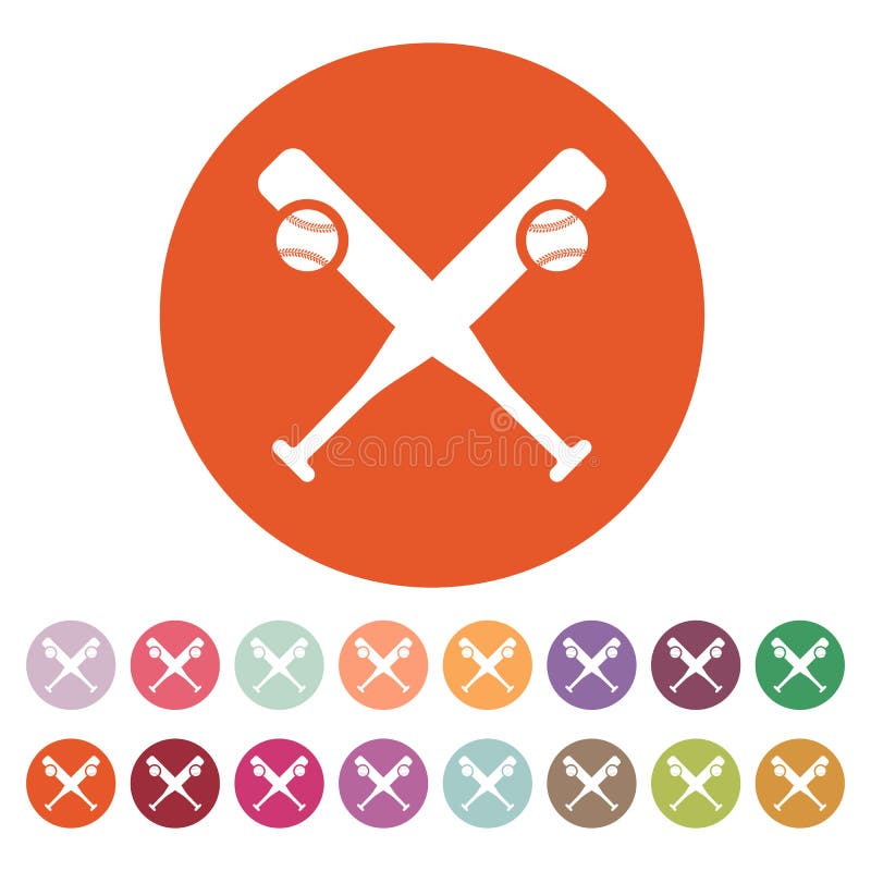 Baseball Icon. Sport Symbol Stock Vector - Illustration of league, play ...