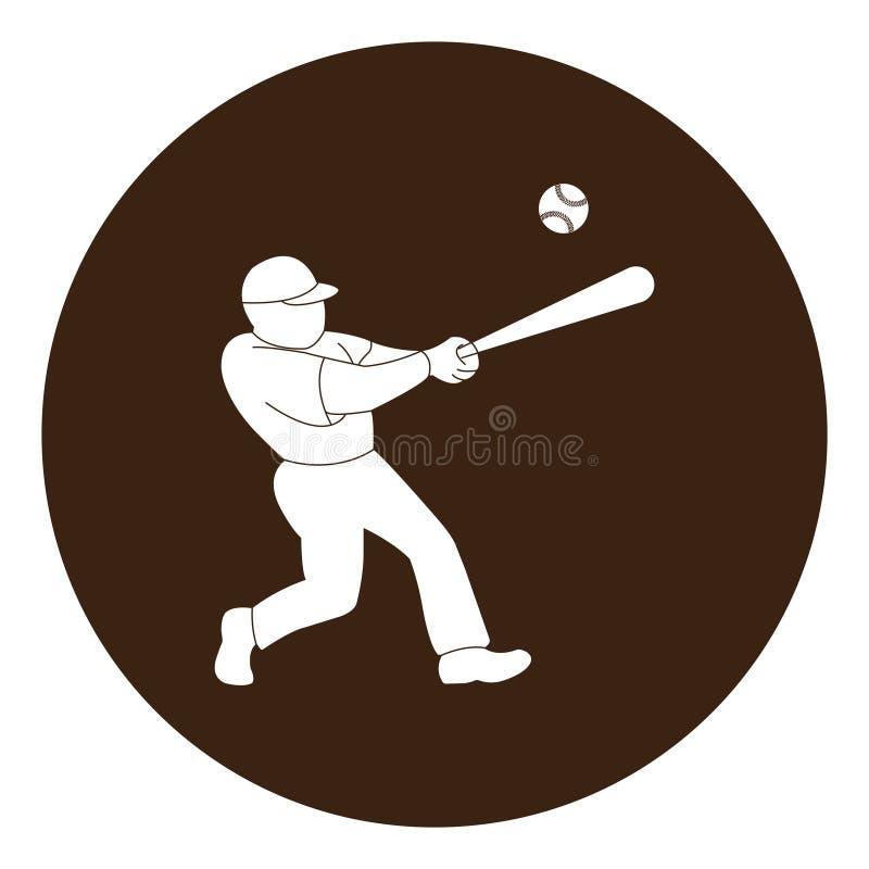 Baseball Icon Vector Design Stock Vector - Illustration of isolated ...