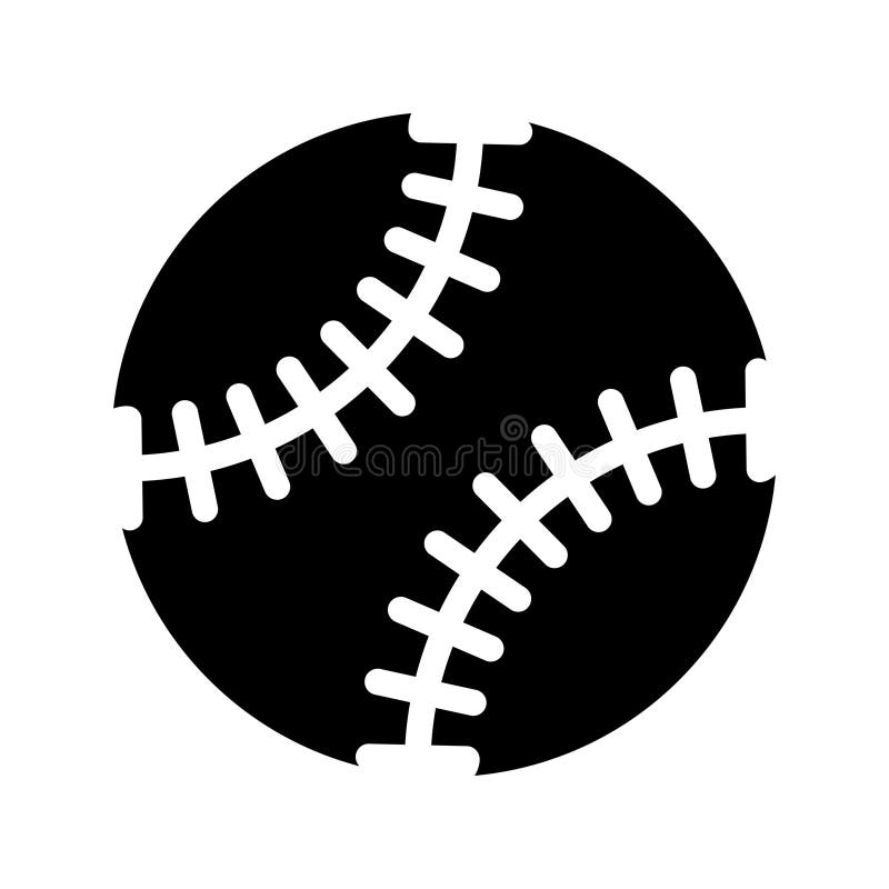 Baseball Icon Vector Design Template Stock Illustration - Illustration ...