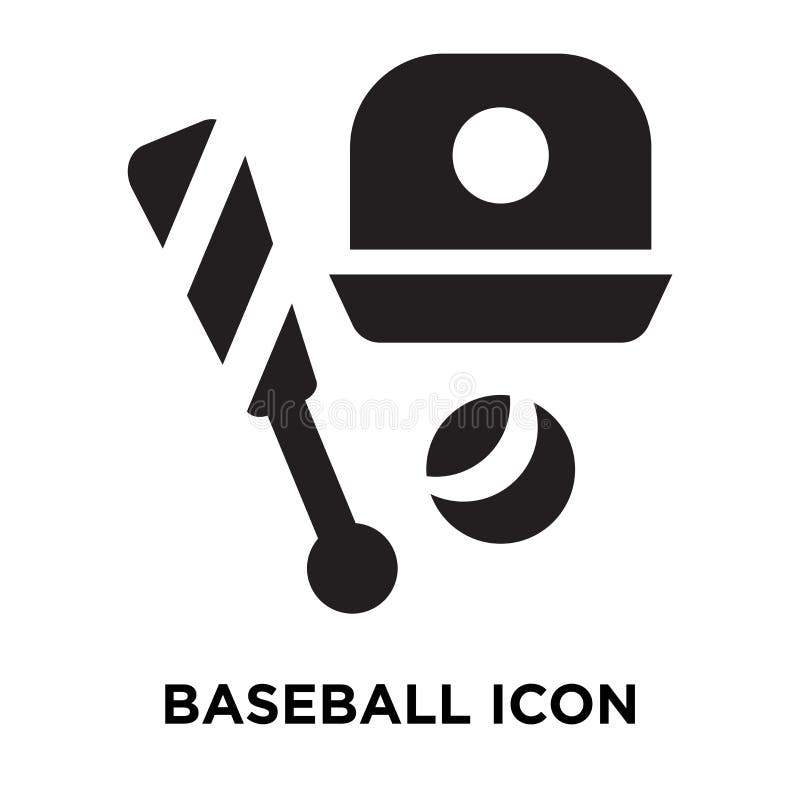 Baseball Icon Vector Isolated on White Background, Logo Concept Stock ...