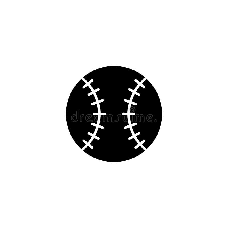 Baseball Icons Simple Vector Design Stock Illustration - Illustration ...