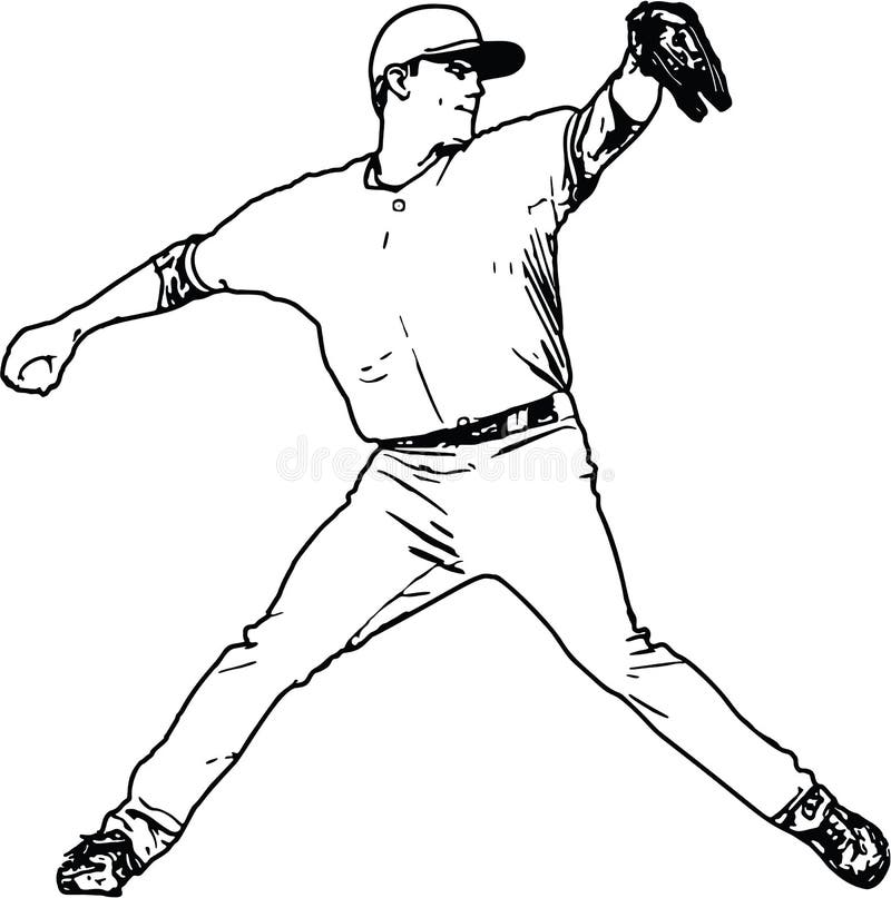 Baseball Fielder Stock Illustrations – 133 Baseball Fielder Stock ...