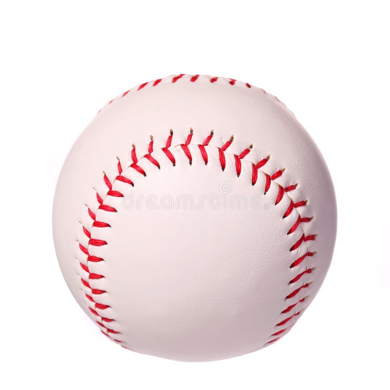 Baseball isolated stock image. Image of seam, fastball - 44208881