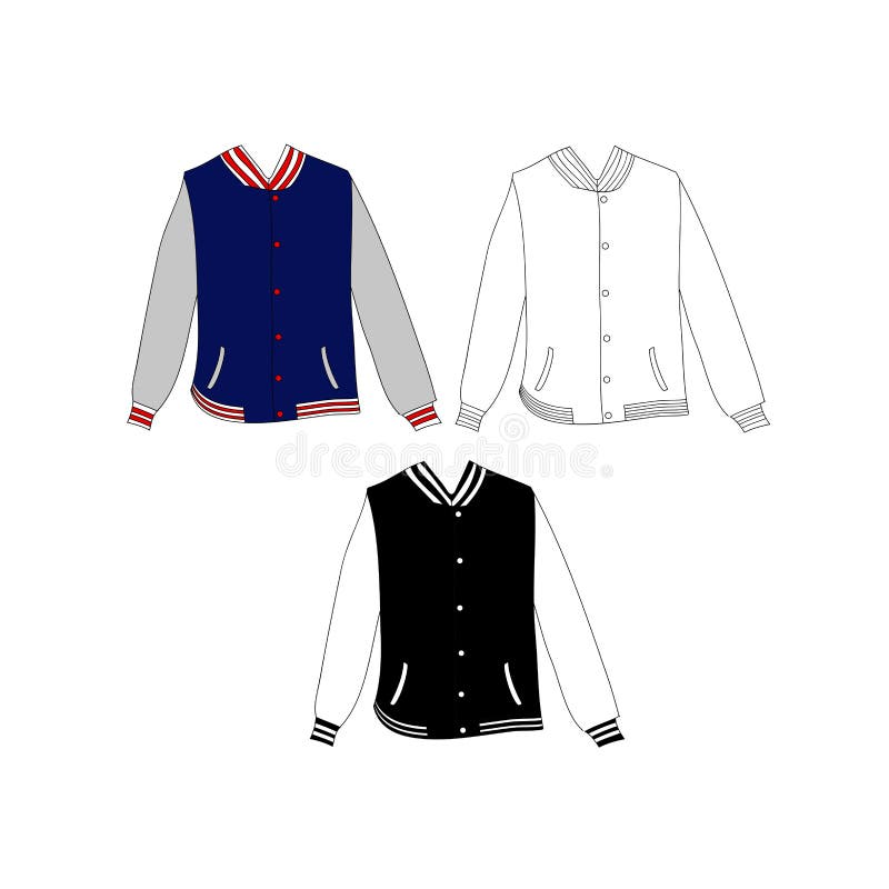 Baseball Jacket Stock Illustrations – 882 Baseball Jacket Stock ...