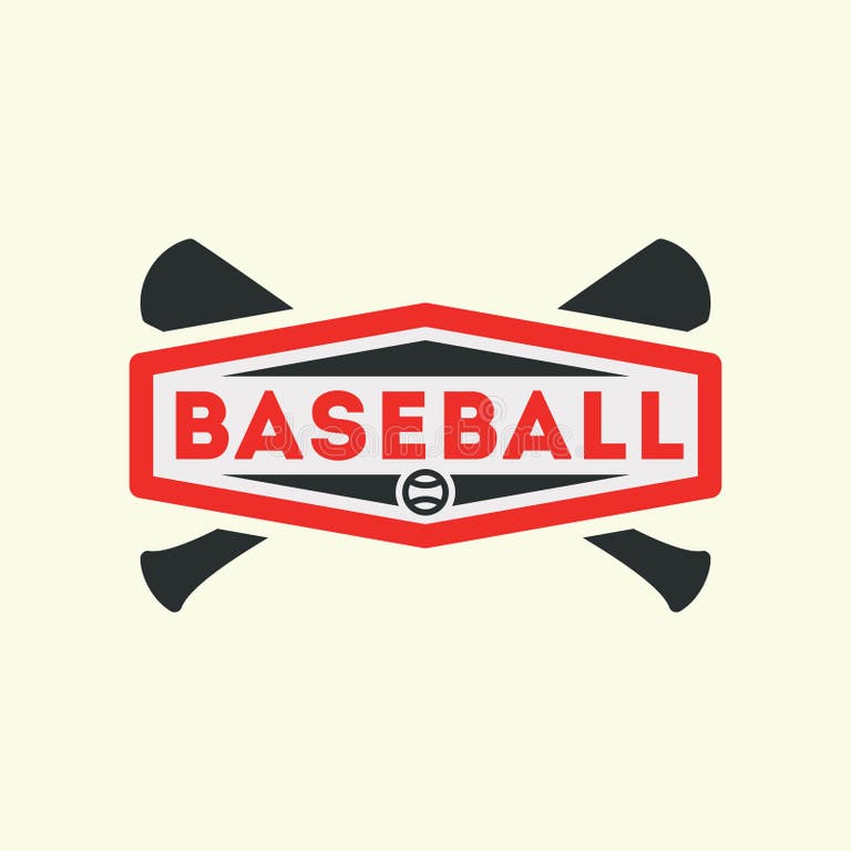 Baseball Label. Vector Illustration Decorative Design Stock Vector ...