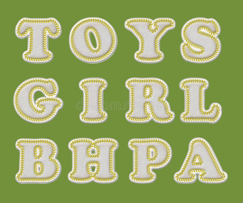 Baseball Stitch Letters Stock Illustrations – 14 Baseball Stitch ...