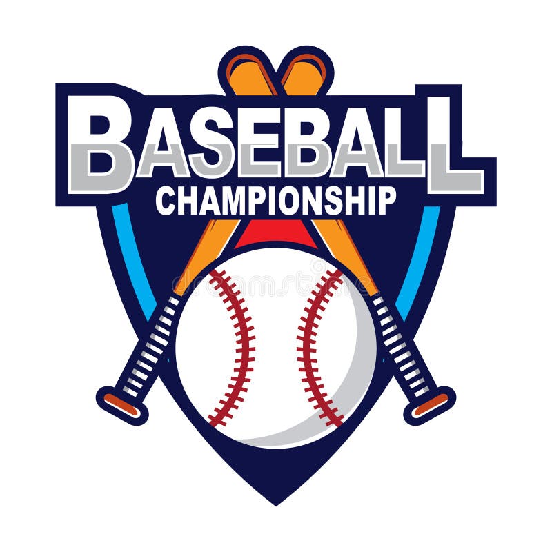Baseball Logo, American Logo Sport Stock Vector - Illustration of ...