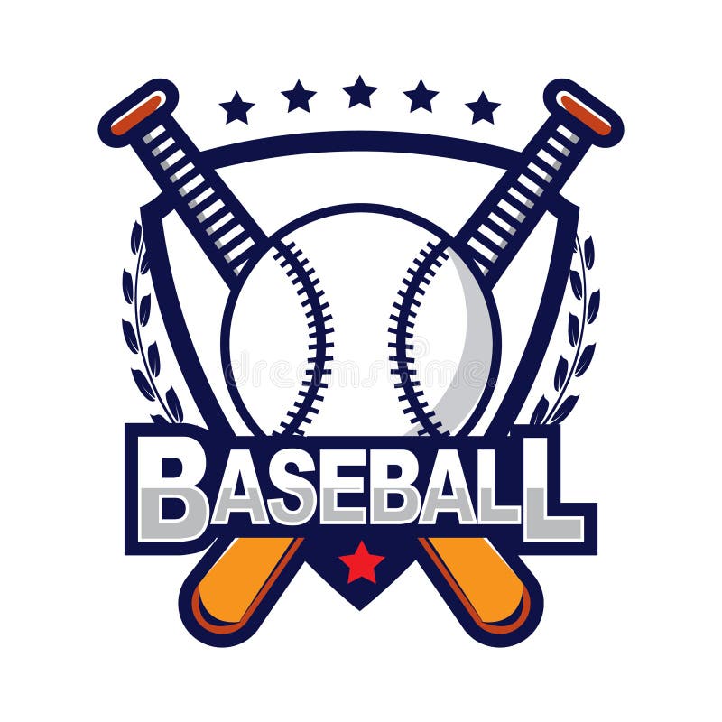 Baseball Logo, American Logo Sport Stock Vector - Illustration of logo ...