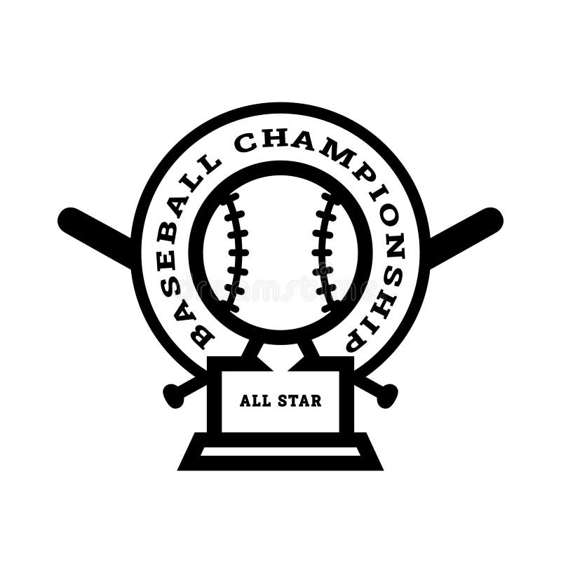 Baseball logo, emblem. stock vector. Illustration of baseball - 322371111