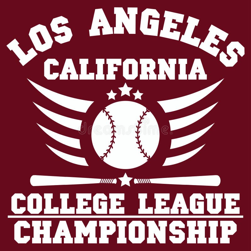 Baseball Logo - Graphics for T-shirt. Vector Stock Illustration ...