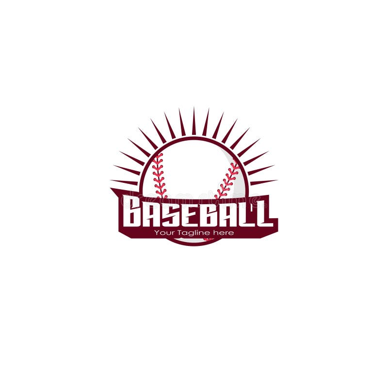 Baseball Logo Design Vector Graphics Stock Vector - Illustration of ...
