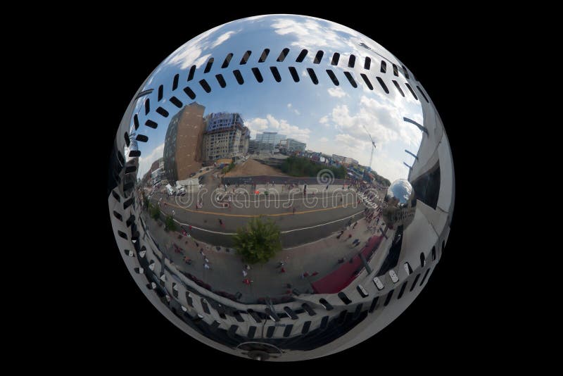 Baseball Mirror stock image. Image of chrome, circular - 75011205