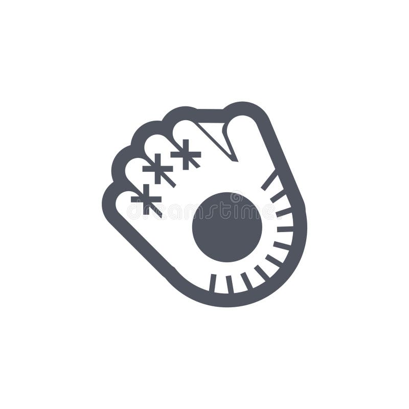 Baseball Mitt Outline Stock Illustrations – 357 Baseball Mitt Outline ...