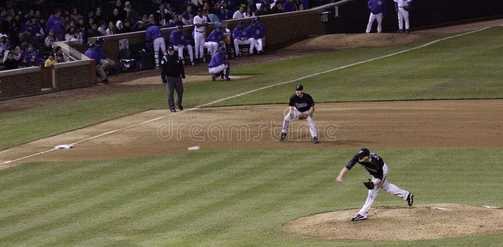 Baseball - MLB Pitcher Throwing Ball Editorial Stock Image - Image of ...