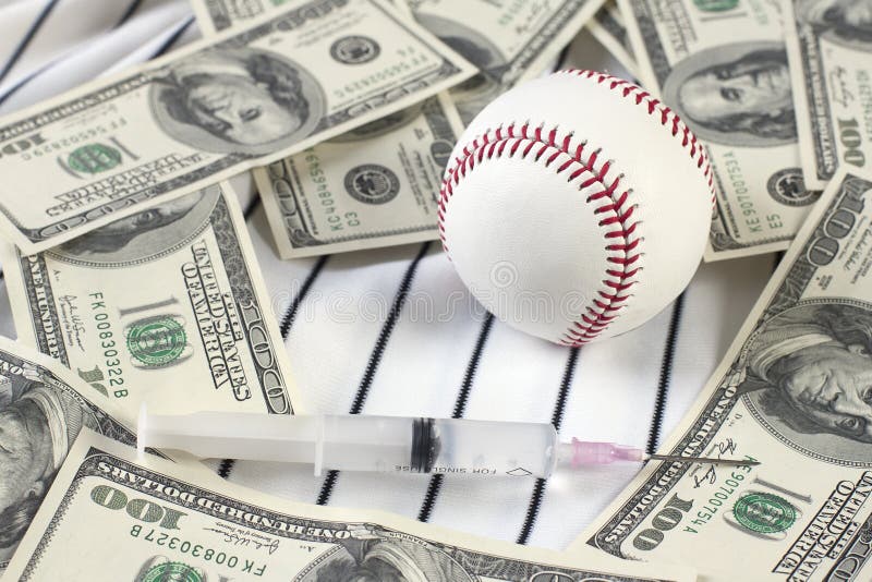 Baseball, Money, and Drugs stock photo. Image of concept - 25509178
