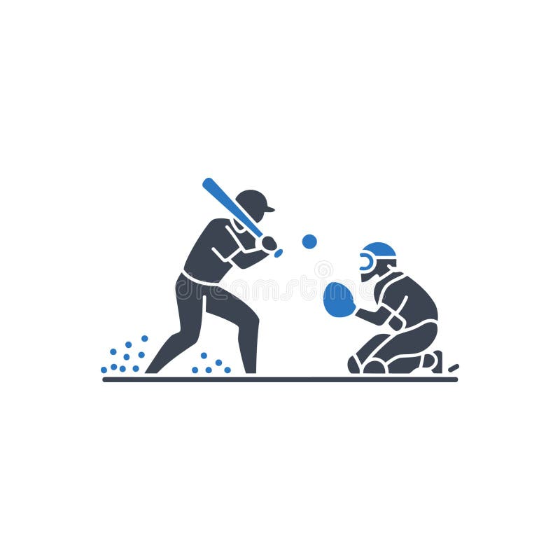 Baseball Pitch Icon stock vector. Illustration of symbol - 374474035