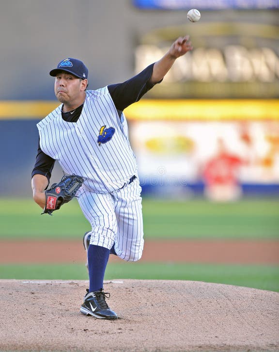 Baseball pitcher - lefty editorial stock photo. Image of player - 26679058