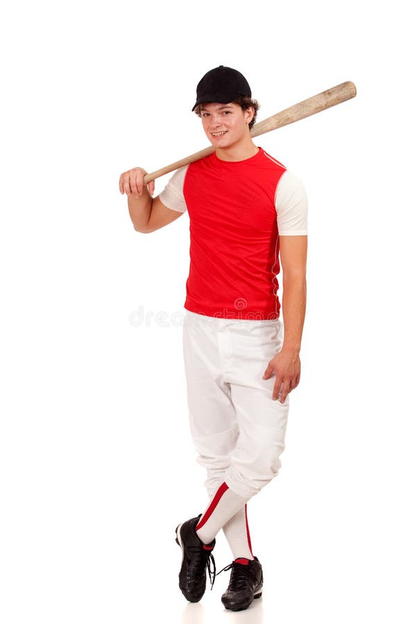 Baseball Player stock image. Image of white, adult, shot - 22253911