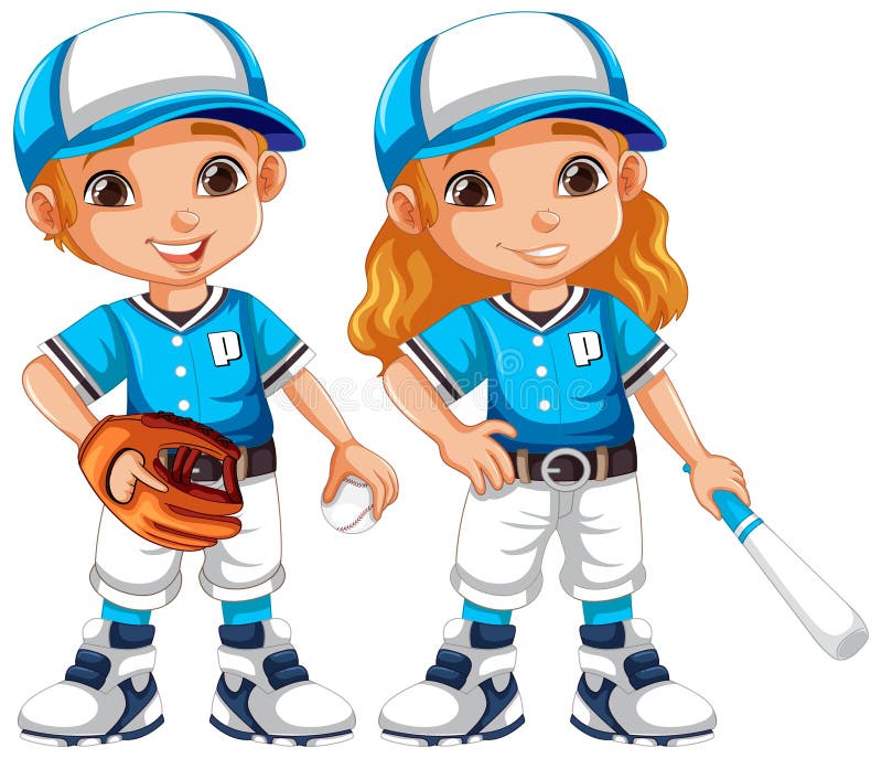 Baseball Player Cartoon Character Stock Vector - Illustration of player ...