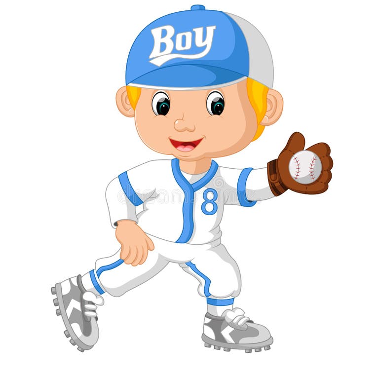 Baseball Player Clipart Stock Illustrations – 1,543 Baseball Player ...