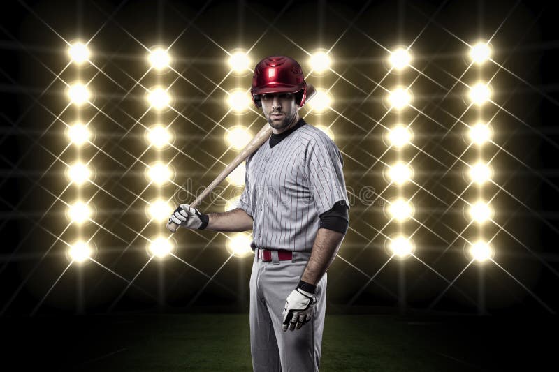 Baseball Player stock image. Image of male, hitting, shot - 39839203