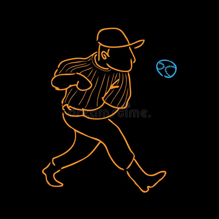 Vintage Baseball Player Clip Art Stock Illustrations – 36 Vintage ...