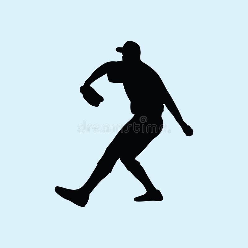 Player Throwing Pose Stock Illustrations – 806 Player Throwing Pose ...