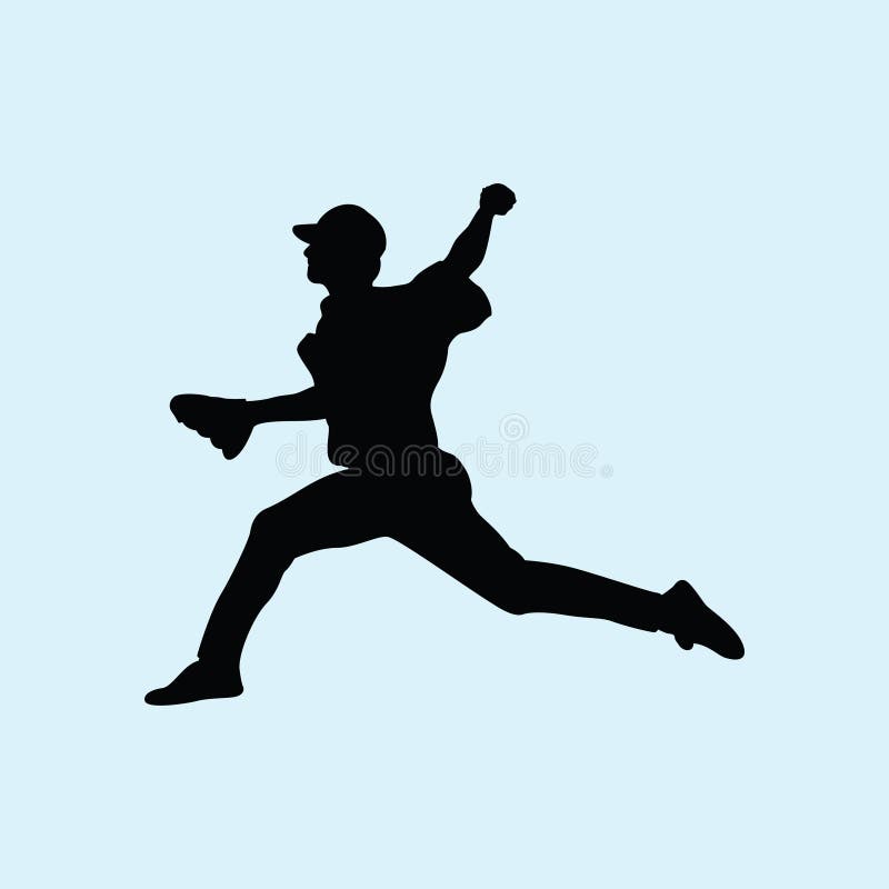 Pitching Pose Stock Illustrations – 105 Pitching Pose Stock ...